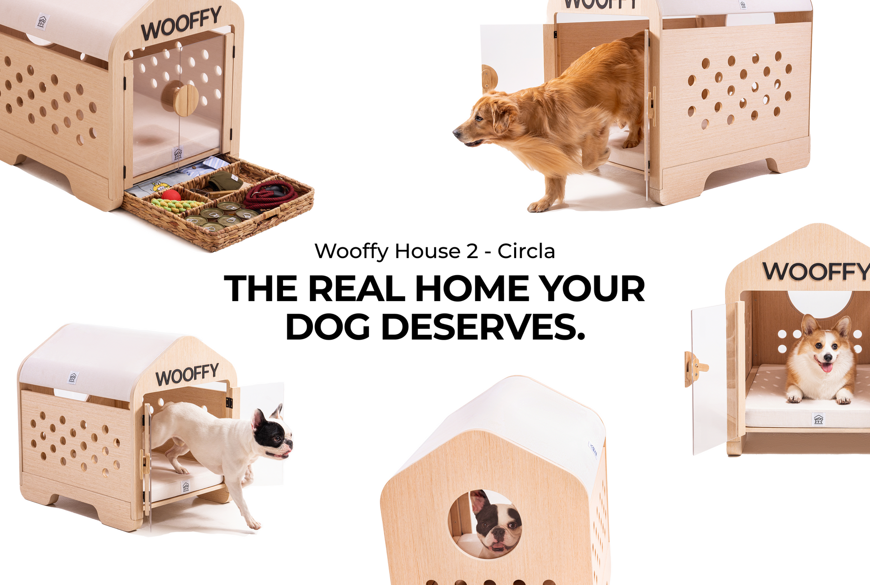 Wooffy House: Modern Dog House | Wooffy Store