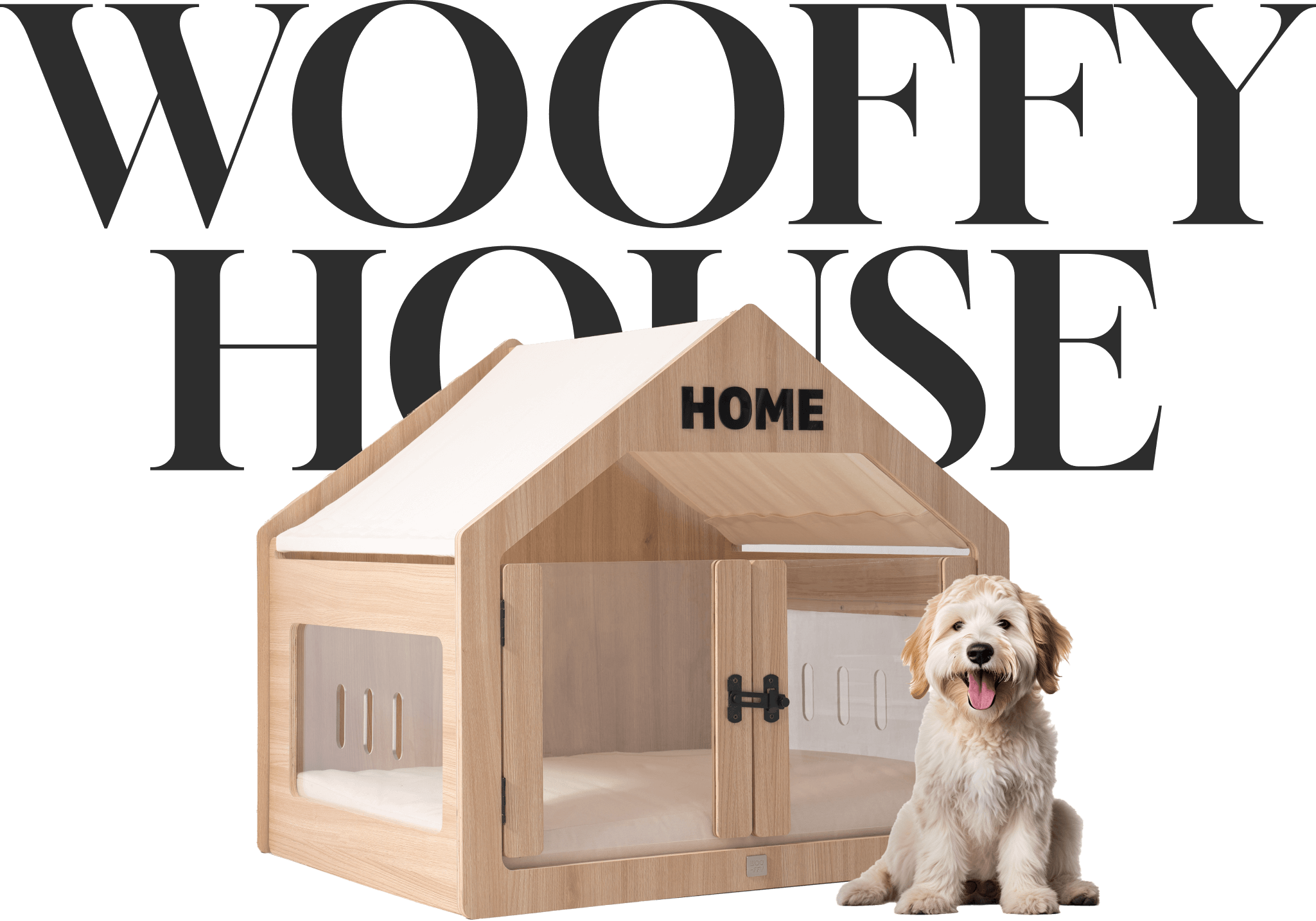 Wooffy Modern Dog House